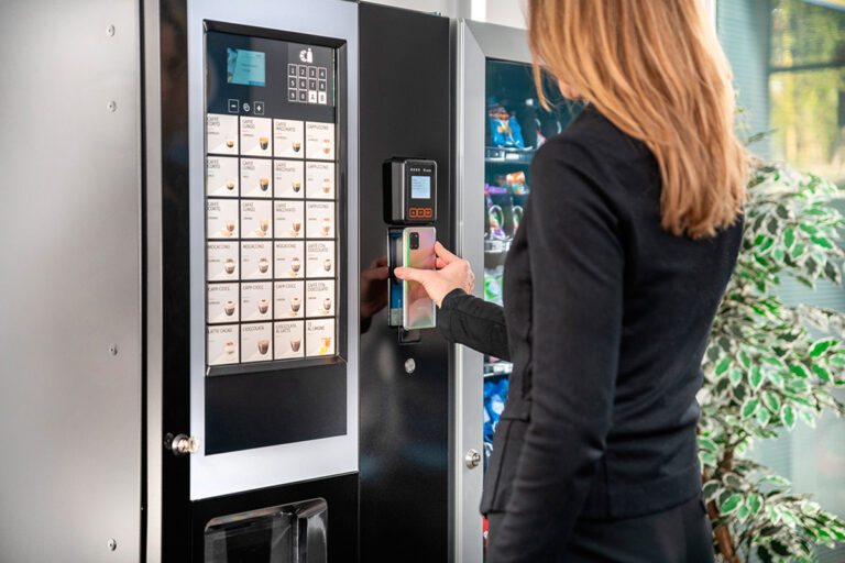 Ein komplettes Angebot an Zahlungssystemen für dem Vending