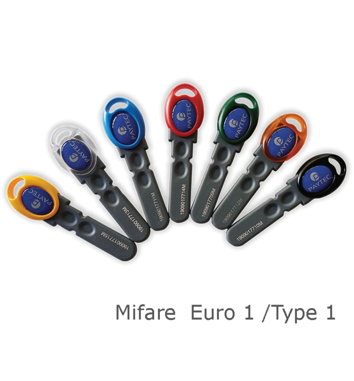 Chiavi Mifare® Euro1/Tipo1 - Paytec