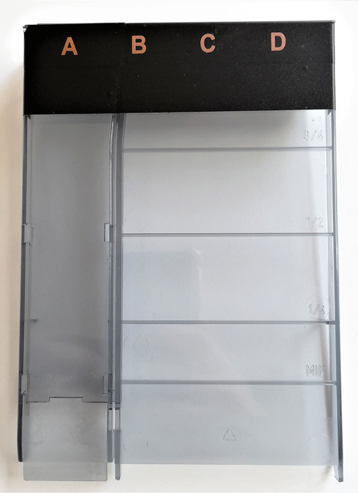 FOUR TRANSPARENT FRONT COVER - Paytec